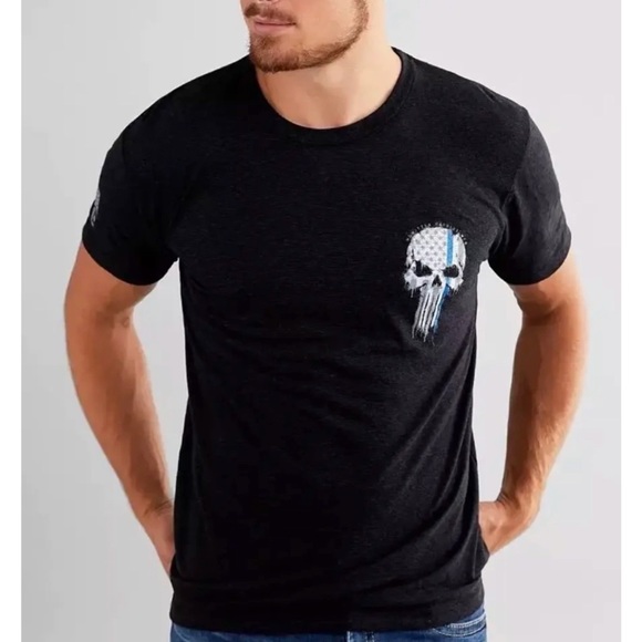 Howitzer | Shirts | Howitzer Style Mens Tshirt Brave Blue Military ...